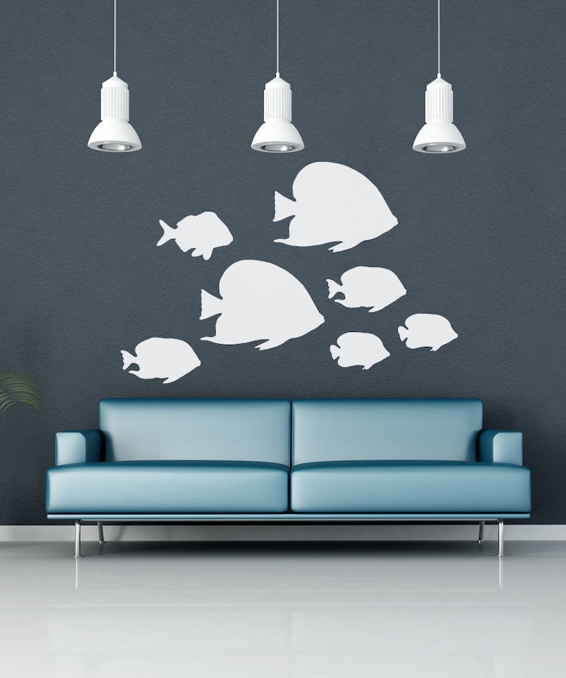 Vinyl Wall Decal Sticker Tropical Fish OSMB633B - Etsy