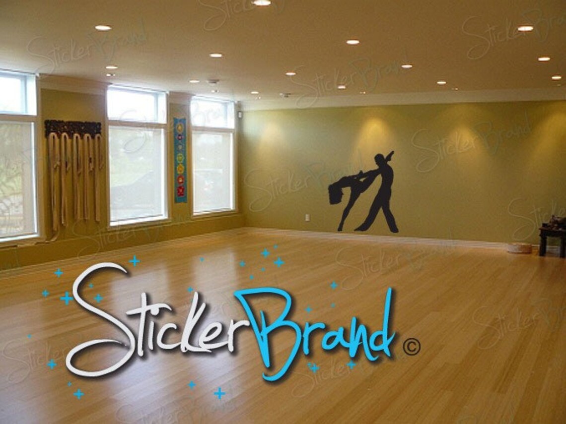 Vinyl Wall Art Decal Sticker Ballroom Dancer Dual 463 | Etsy