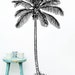Coconut Palm Tree Wall Decal Sticker. Bedroom Decor. Bathroom Tree Wall ...