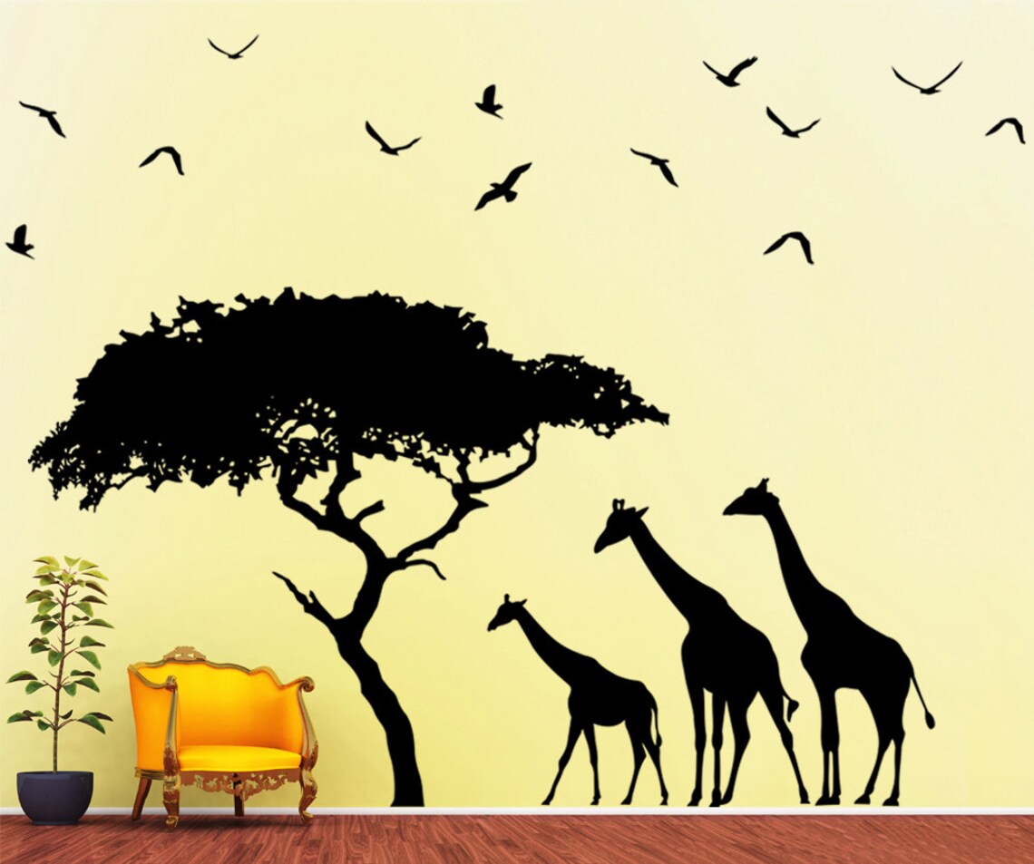 Vinyl Wall Decal Sticker Safari Item OSES104B - Etsy