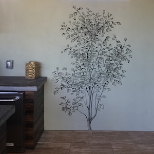 Tree Wall Decal. Tree Branches Wall Sticker. Bedroom Wall Decor ...