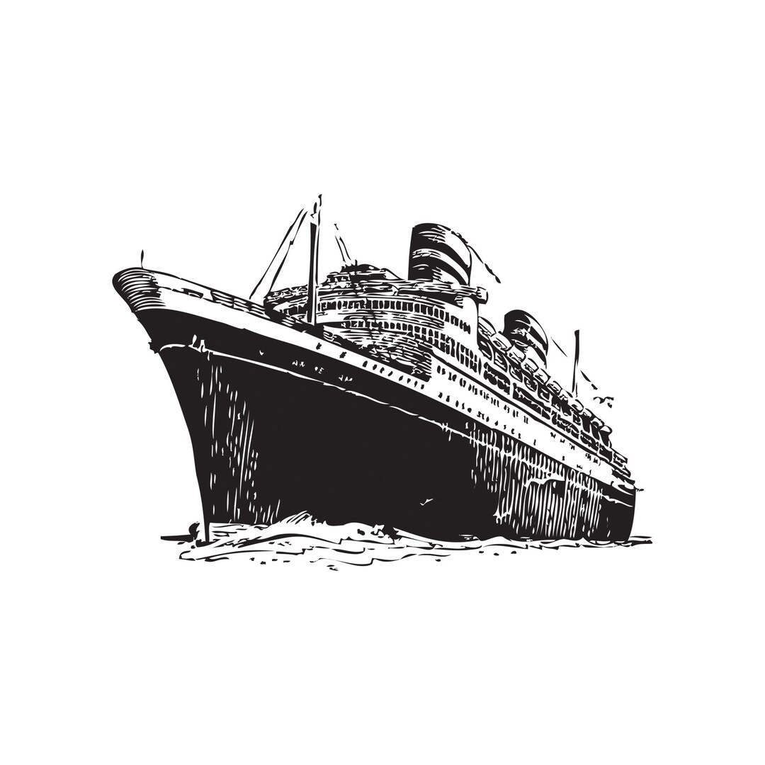 Titanic Wall Decal Sticker. Cruise Ship Vinyl Wall Decal Sticker ...