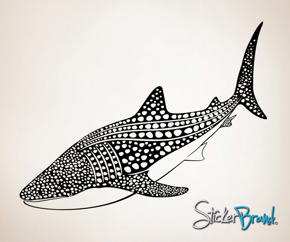 Sticker Whale Shark Paper & Party Supplies etna.com.pe