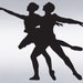 Vinyl Wall Decal Sticker Dual Ballet Ballerina Dancer - Etsy