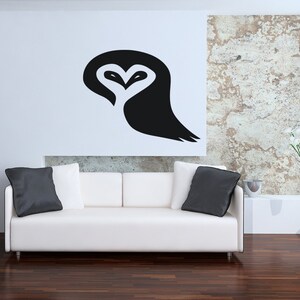 Vinyl Wall Decal Sticker Heart Owl Osaa1301m - Etsy