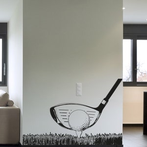 Golf Tee Wall Decal. Golf Course Wall Decor. Gift for Golfer. Golf Wall ...