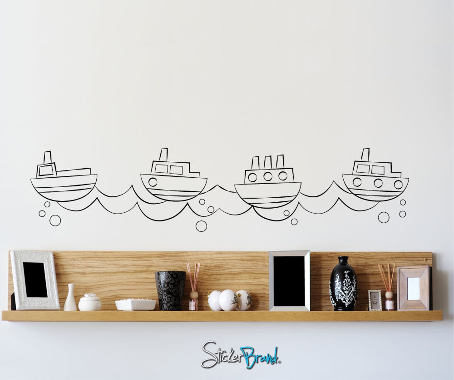 Tug Boat Vinyl Wall Decal Sticker for the Kid's Room. - Etsy