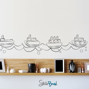 Tug Boat Vinyl Wall Decal Sticker for the Kid's Room. Beach Theme ...
