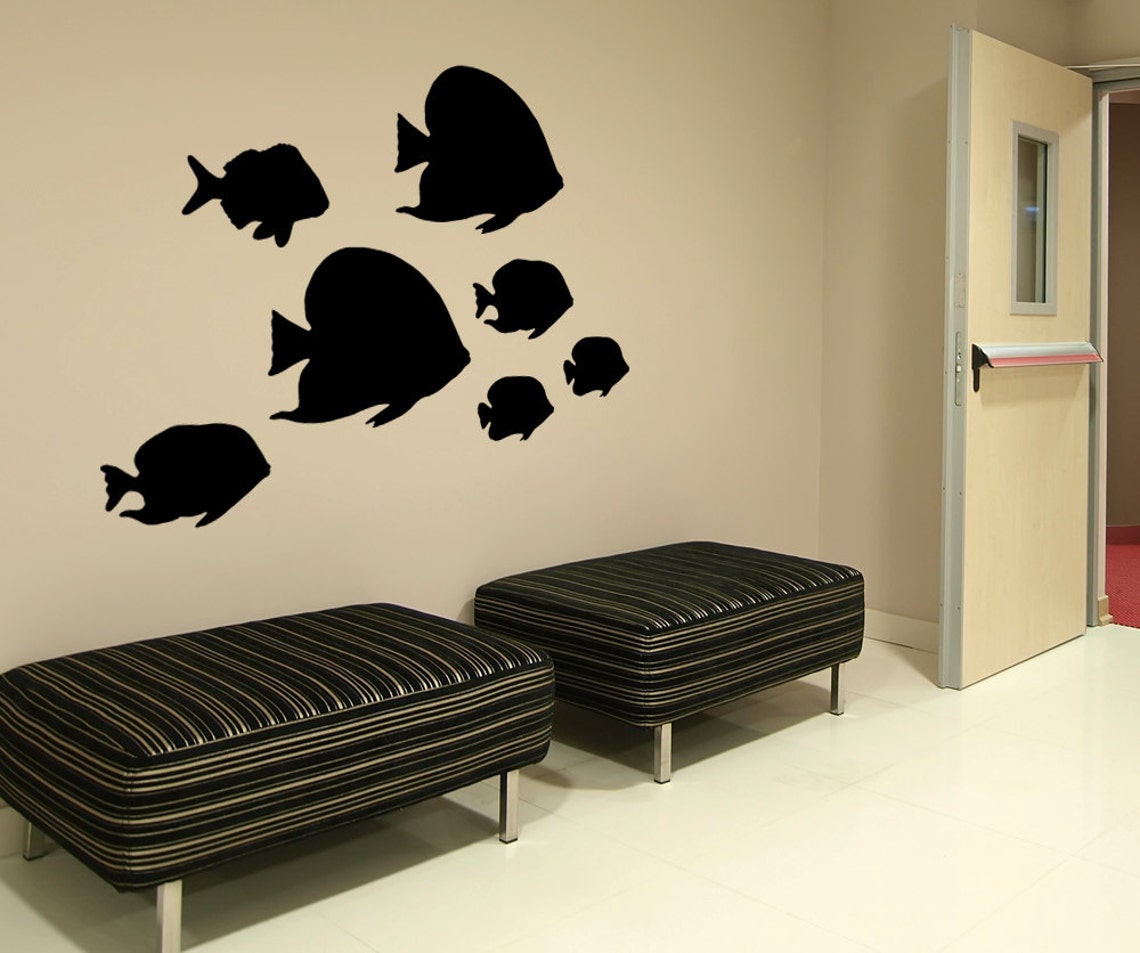 Vinyl Wall Decal Sticker Tropical Fish OSMB633B - Etsy