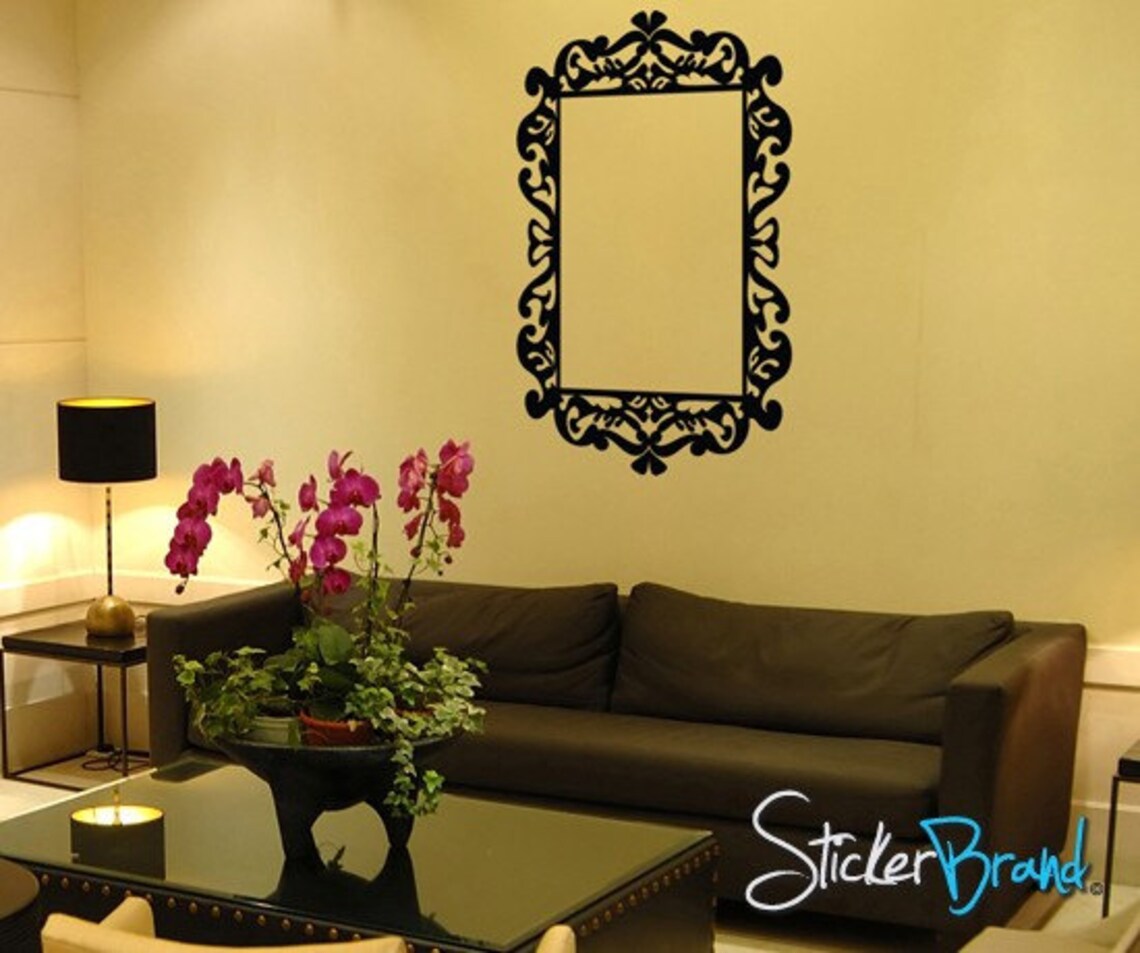 Picture Frame Vinyl Wall Decal Sticker. You Pick the Size and | Etsy