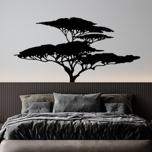 African Tree Vinyl Wall Decal Sticker - Nature-inspired Wall Decor ...