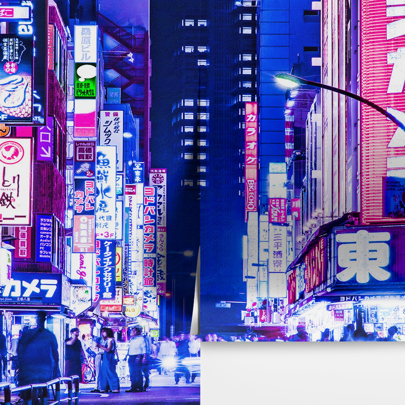 Tokyo City Wallpaper Retro 80's Synth Wave Japan Wallpaper Neon Tokyo ...