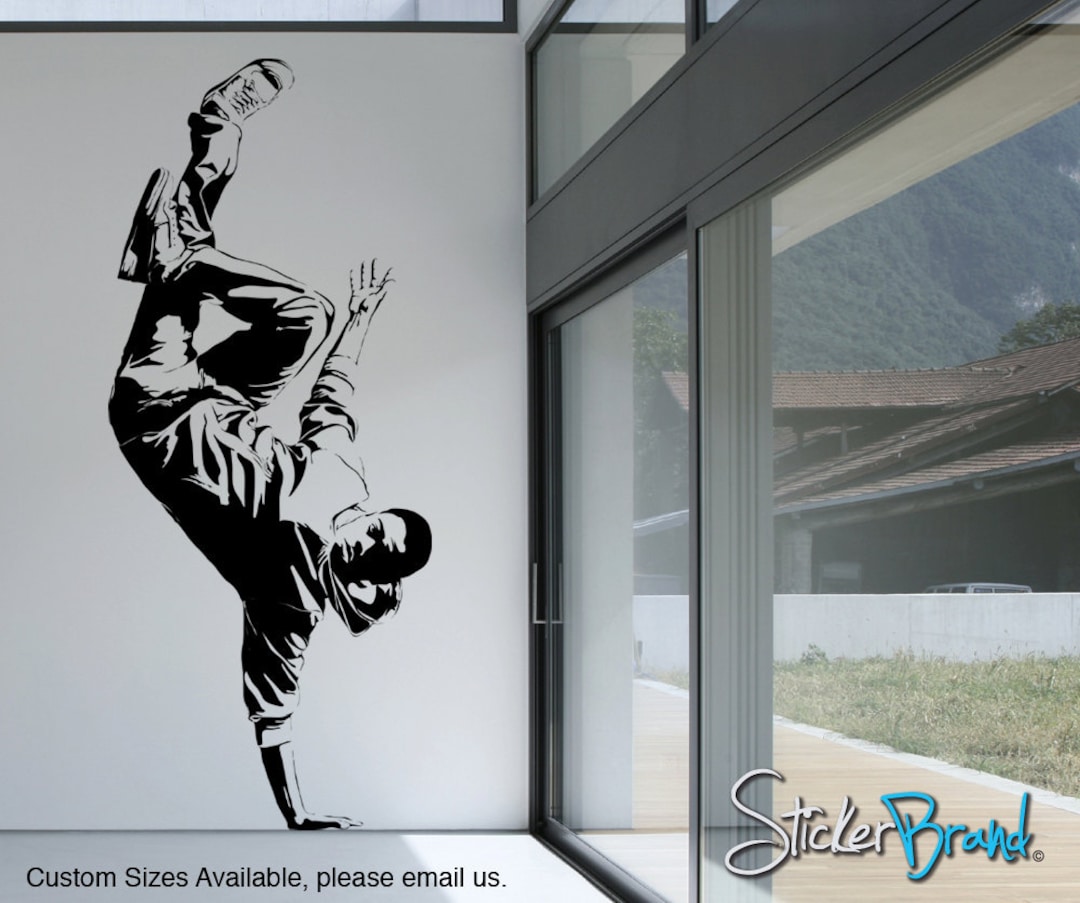 Break Dancer Vinyl Wall Decal Sticker. #ac165s - Etsy