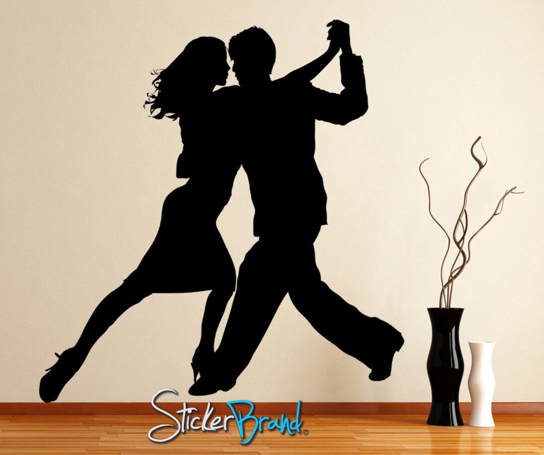 Tango Dancer Vinyl Wall Decal Sticker #AC187 - Etsy