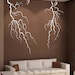 Lightning Bolt Wall Decal Sticker (pair). Kid's Room Wall Decor. Movie ...