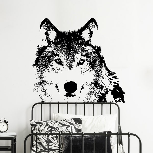 Wolf Wall Decal - Etsy