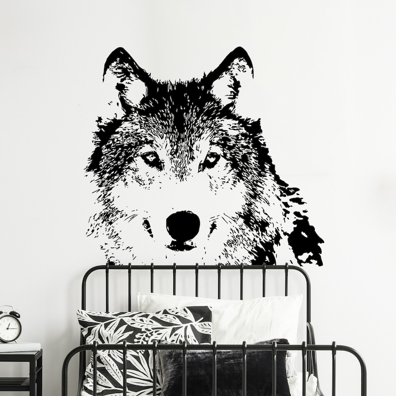Wolf Wall Decal - Etsy