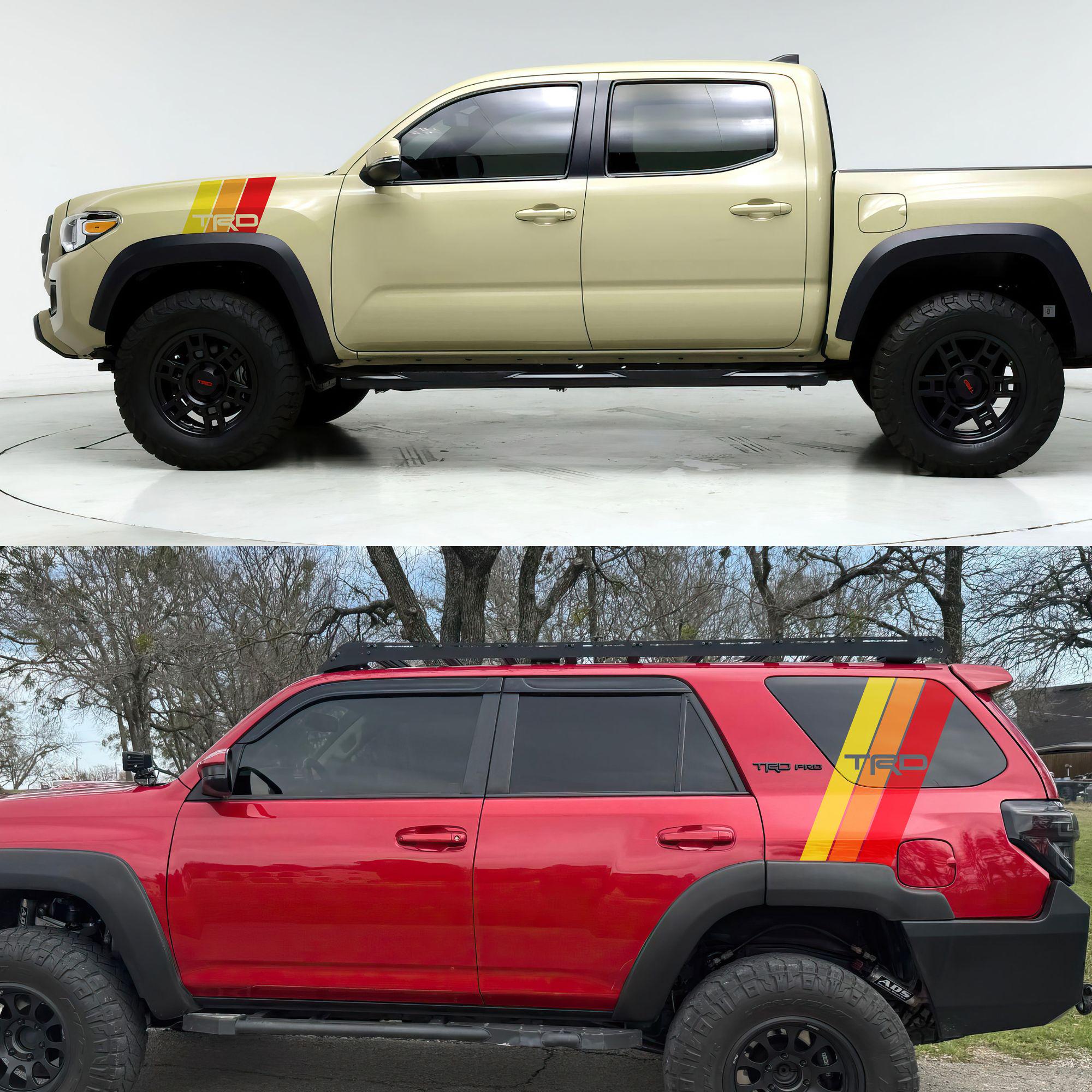 Tacoma TRD Retro Racing Stripes Tundra, 4runner, FJ Cruiser. Ivan ...