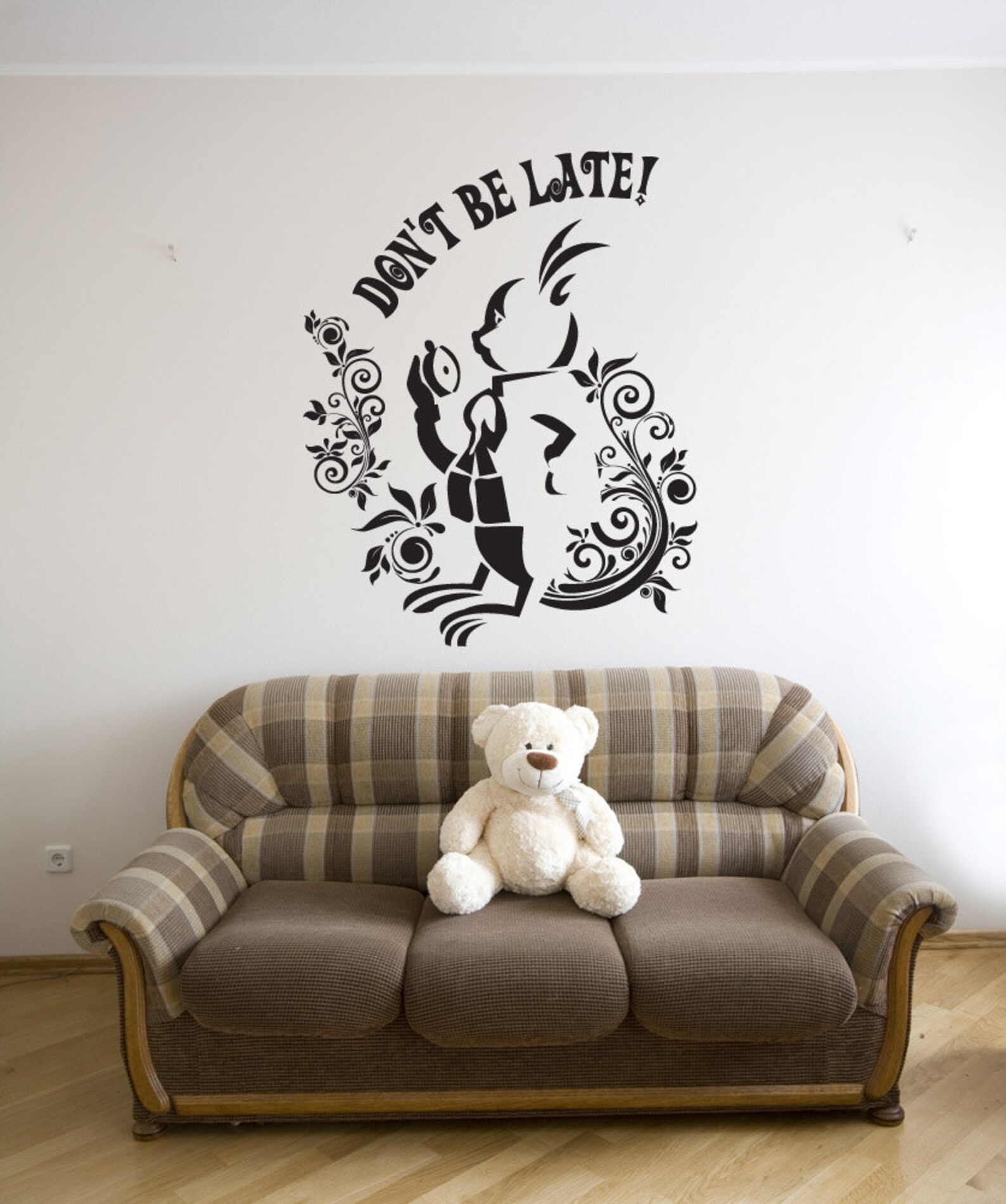Vinyl Wall Decal Sticker White Rabbit Osdc611m | Etsy