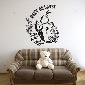 Vinyl Wall Decal Sticker White Rabbit Osdc611m - Etsy