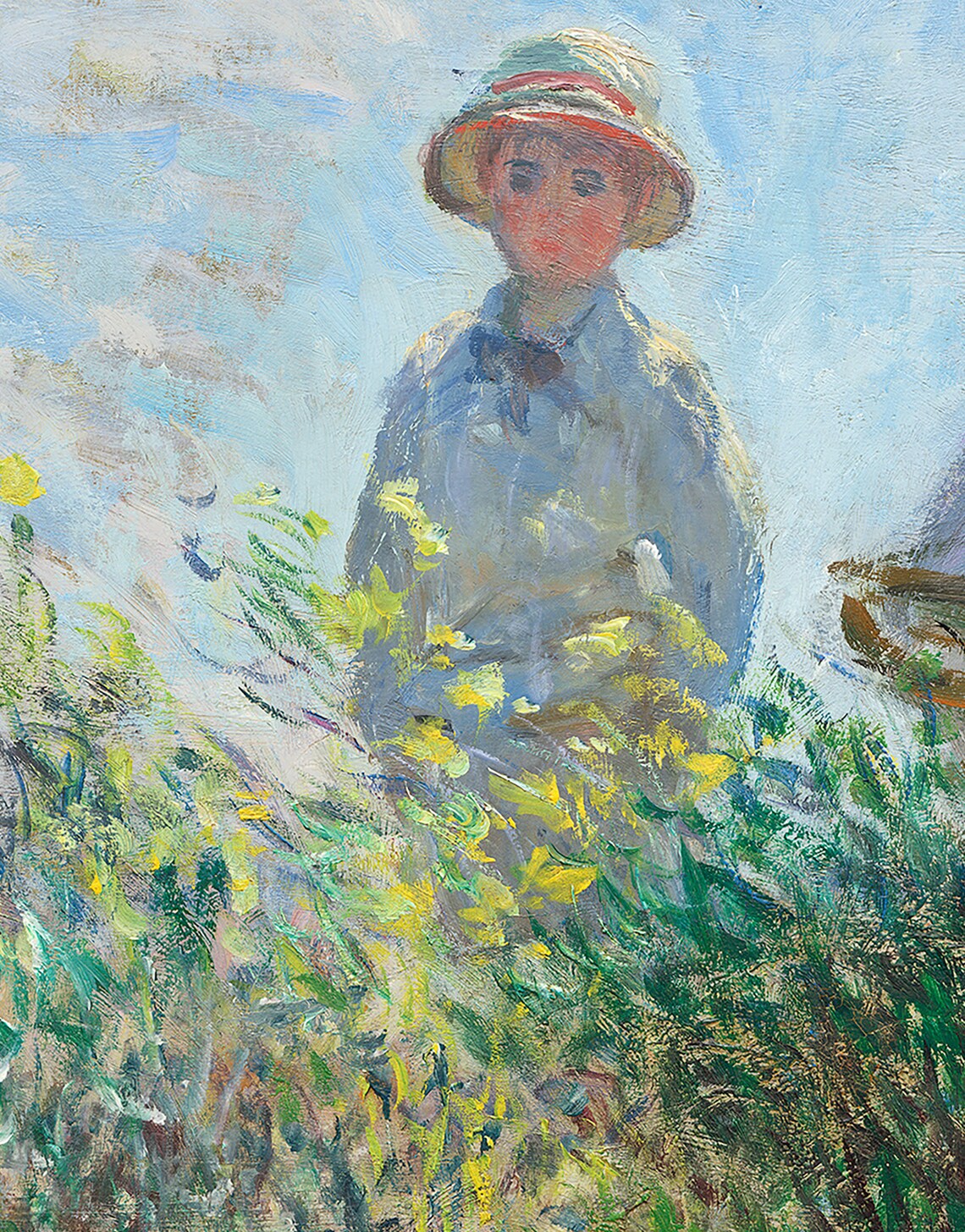 Monet Painting Wall Mural. Woman With a Parasol, Madame Monet and Her ...