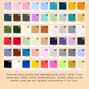 Personalized Custom Text Wallpaper. You Provide Name and Custom Color ...