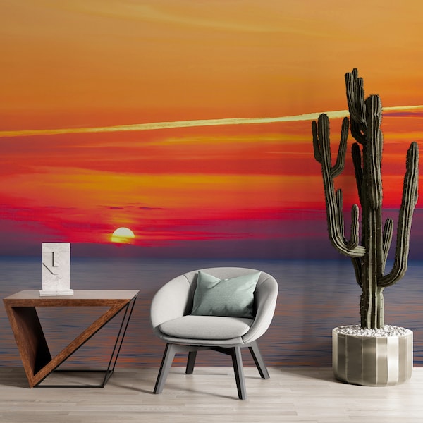 Sunset Wallpaper - Etsy