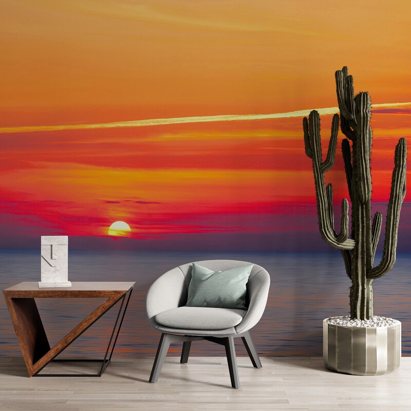 Sunset Wall Decal - Etsy