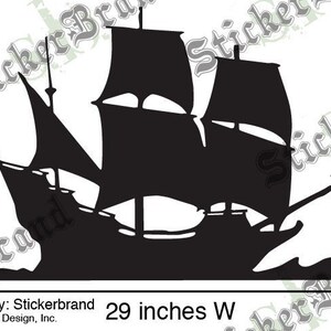 Vinyl Wall Decal Sticker Pirate Sail Ship Decoration 197 - Etsy