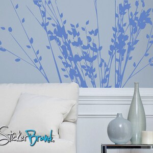 Vinyl Wall Decal Sticker Flower Bush Branches Tree Mmartin139s - Etsy