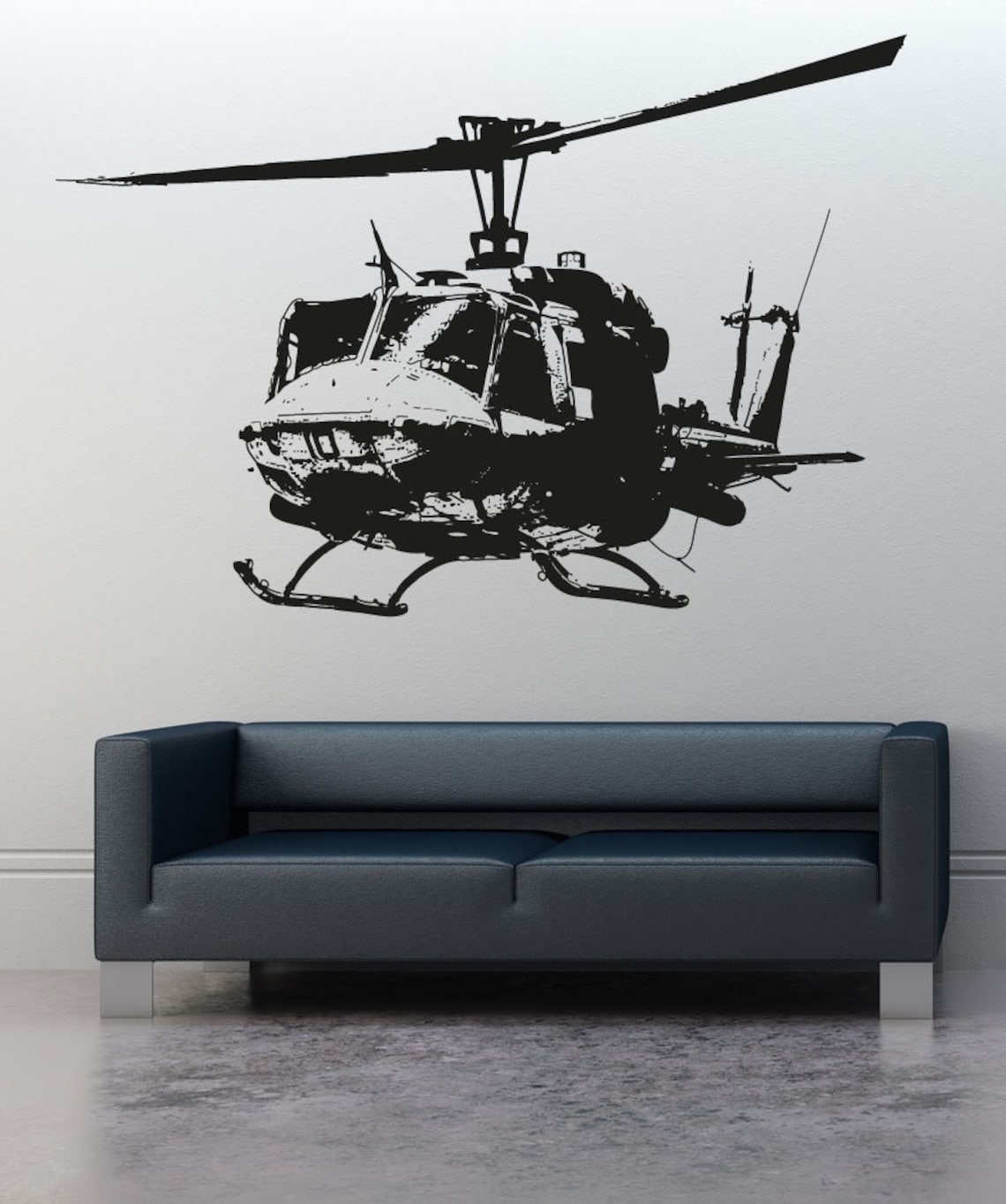 Vinyl Wall Decal Sticker Helicopter Osaa717s | Etsy