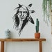 Native American Theme Home Decor. Indigenous Native Wall Decal ...