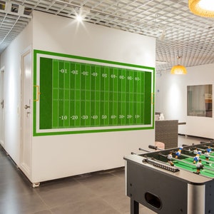 Football Wall Art Football Field Wall Mural 100 Yard Field End Zone ...