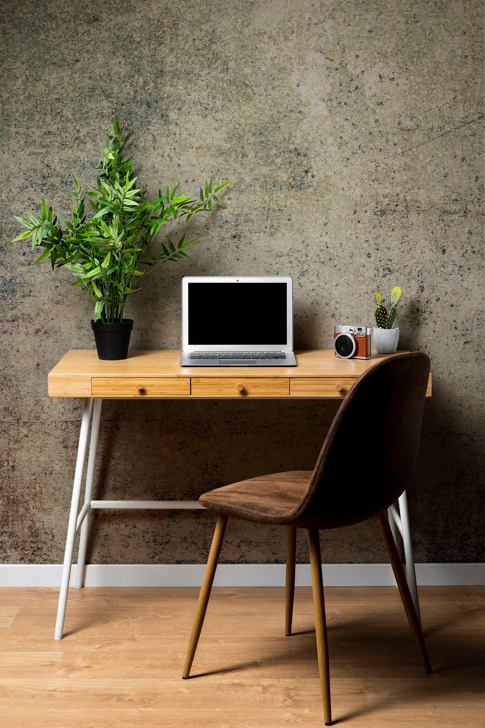 Rustic Concrete Wallpaper Wall Decor. Modern Minimalistic Self Adhesive ...