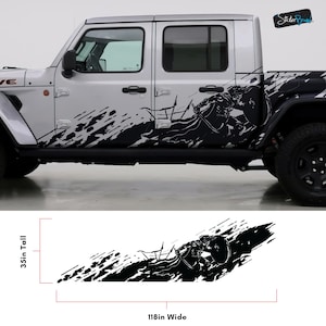 Overland Truck Graphic Decal Sticker, Custom Off-road Truck Sticker ...