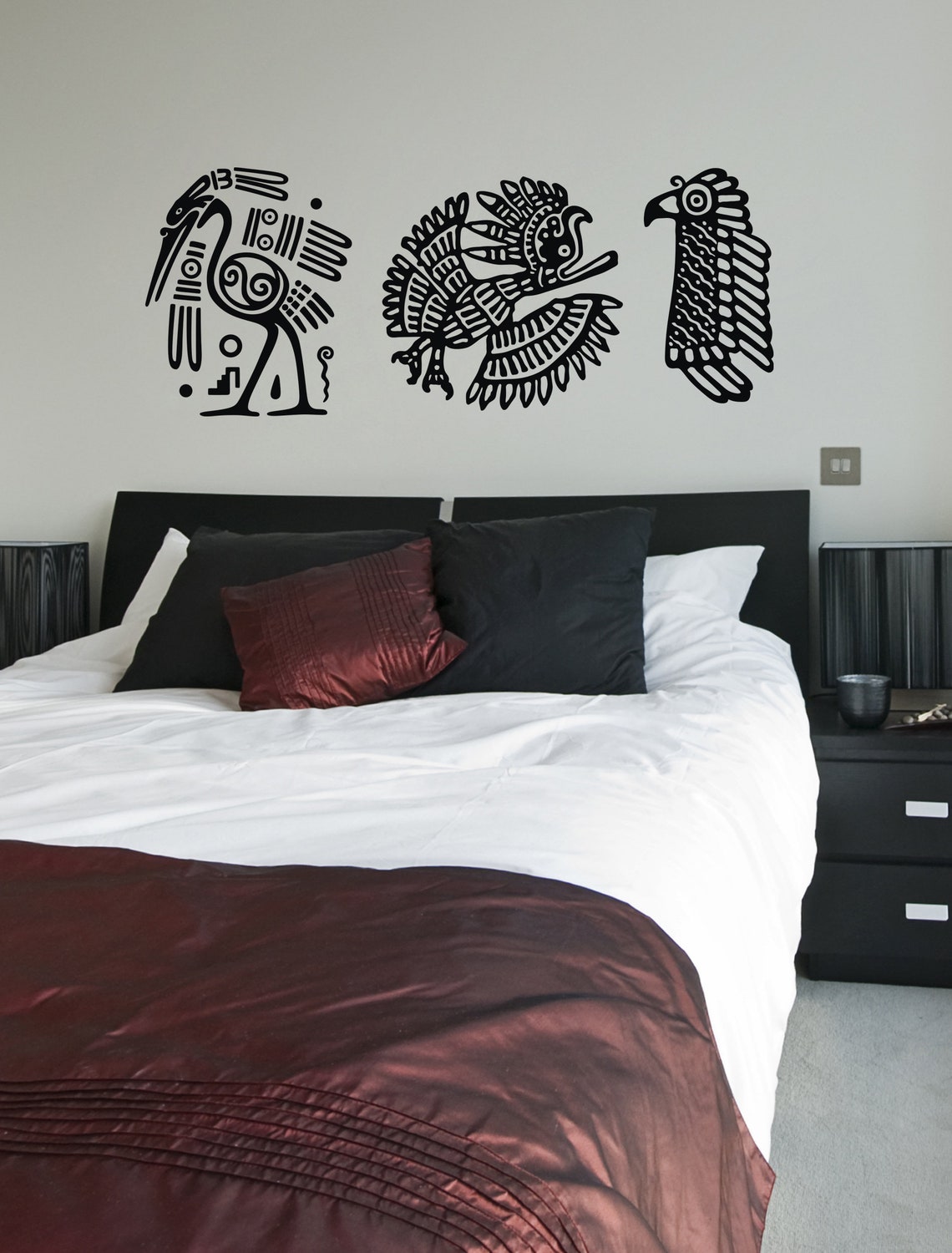 Mayan Animal Hieroglyphics symbols Vinyl Wall Art Decal | Etsy