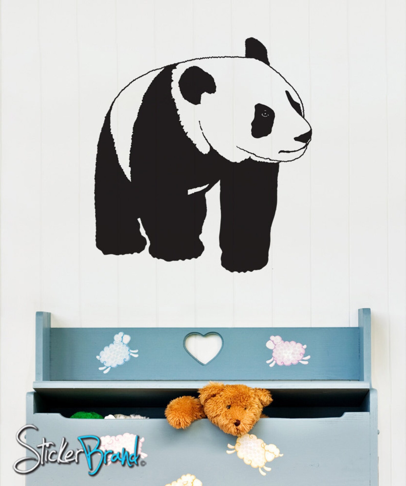 Vinyl Wall Decal Sticker Panda Aedel131b - Etsy