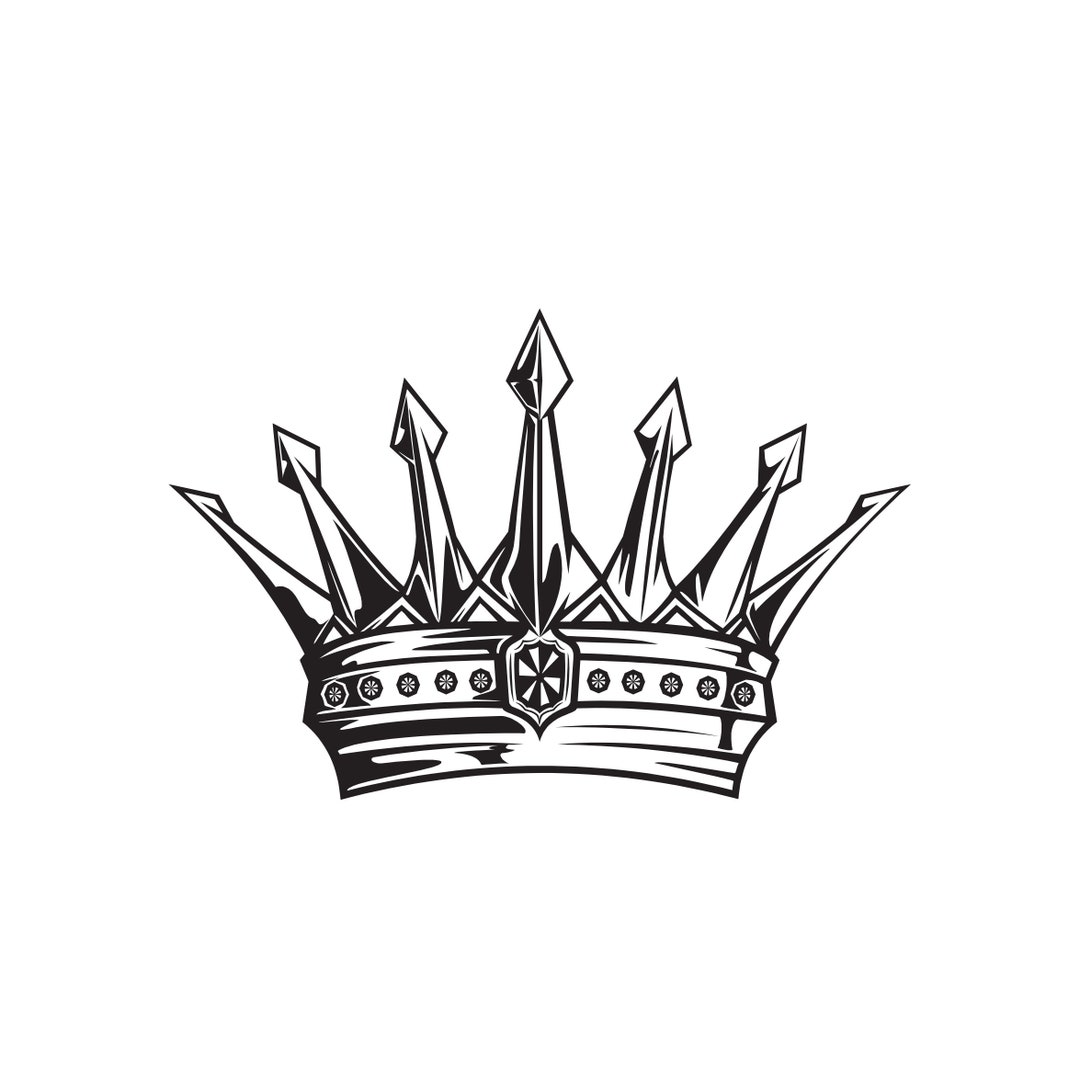 King's Crown Wall Decal Sticker. Kid's Room Wall Decor. #302 - Etsy