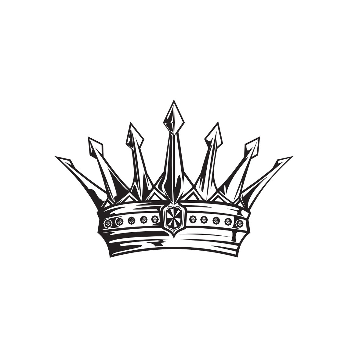 King's Crown Wall Decal Sticker. Kid's Room Wall Decor. #302 - Etsy