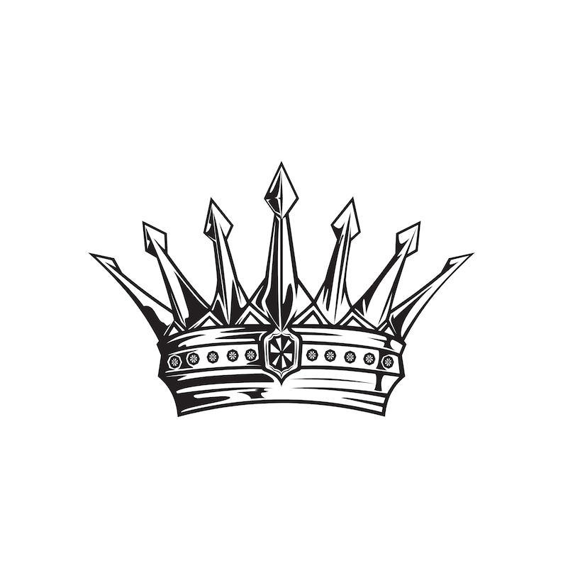 King's Crown Wall Decal Sticker. Kid's Room Wall - Etsy