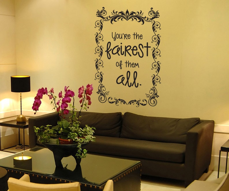 Vinyl Wall Decal Sticker Mirror Mirror on the Wall Osdc619s - Etsy