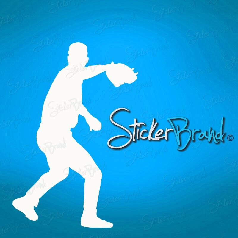 Vinyl Wall Decal Sticker Baseball Pitcher 558A - Etsy