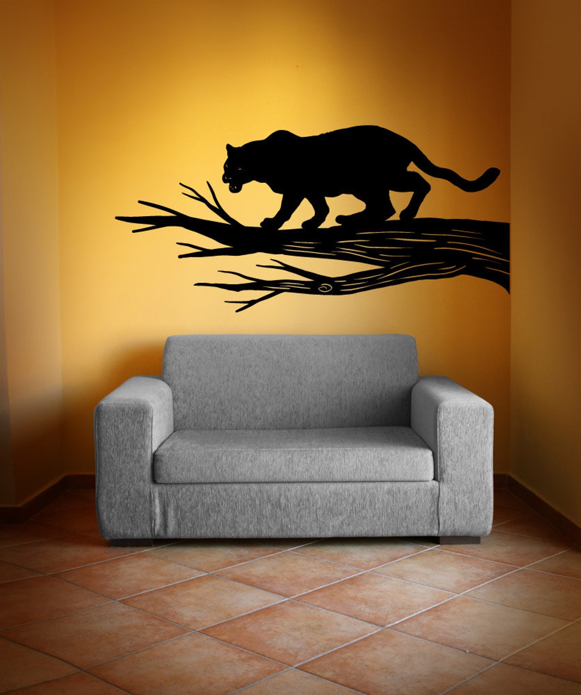 Vinyl Wall Decal Sticker Black Panther Osmb990s - Etsy