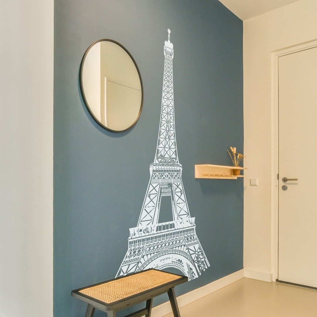 Eiffel Tower Wall Decal Sticker. Paris Wall Decal. Paris Wall Art ...