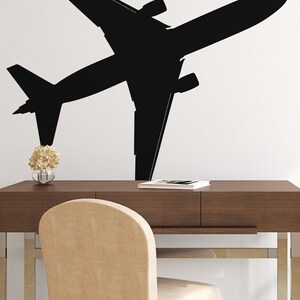 Airplane in Flight Wall Decal. Kid's Room, Pilot Enthusiast, 737 ...