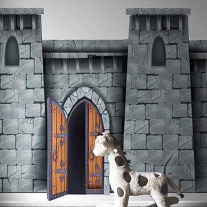Castle Wallpaper Peel and Stick Wall Mural. Castle Backdrop for Kid’s ...