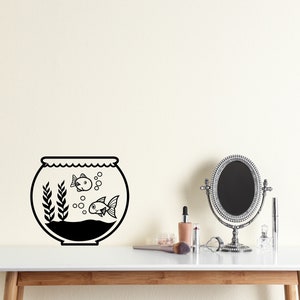 Fish Wall Decal Sticker. Funny Wall Decal Sticker for Kid's Room. Fish ...