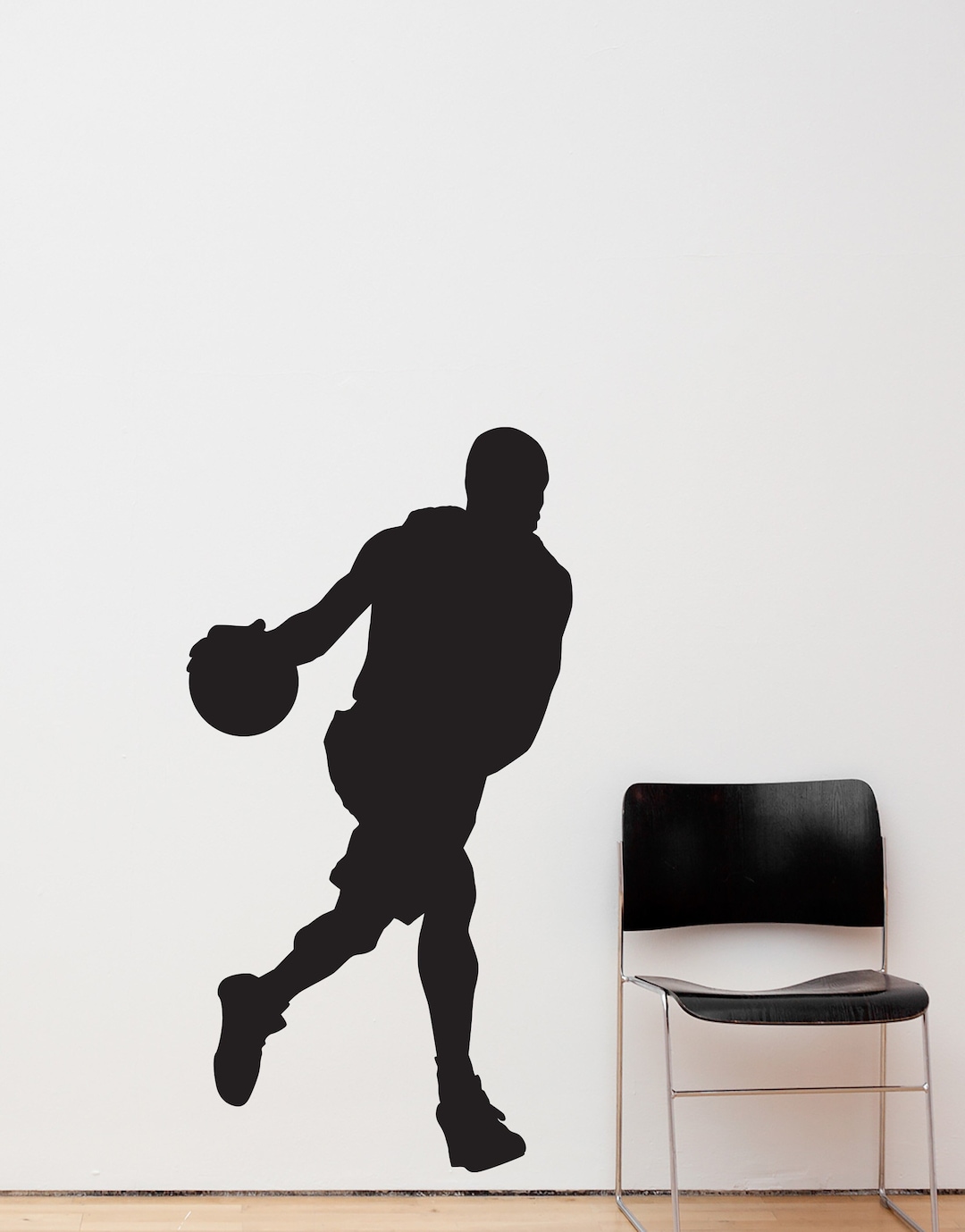 Basketball Wall Decal Sticker. Team Sports Room Decor, Game Room Wall ...
