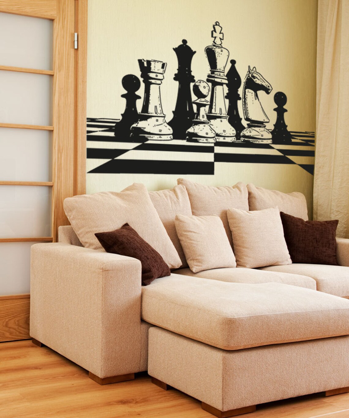 Vinyl Wall Decal Sticker Chess Board Osaa691-84x120 - Etsy