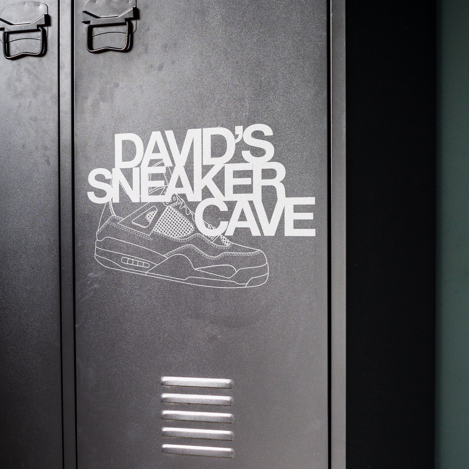 Personalized 'sneaker Cave' Wall Decal - Gift Sneakerhead Enthusiast ...